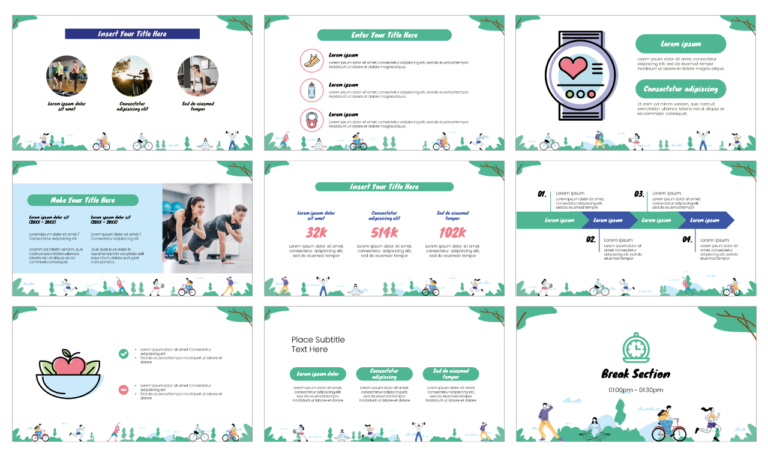 Physical Education and Sport Google Slides PowerPoint Template