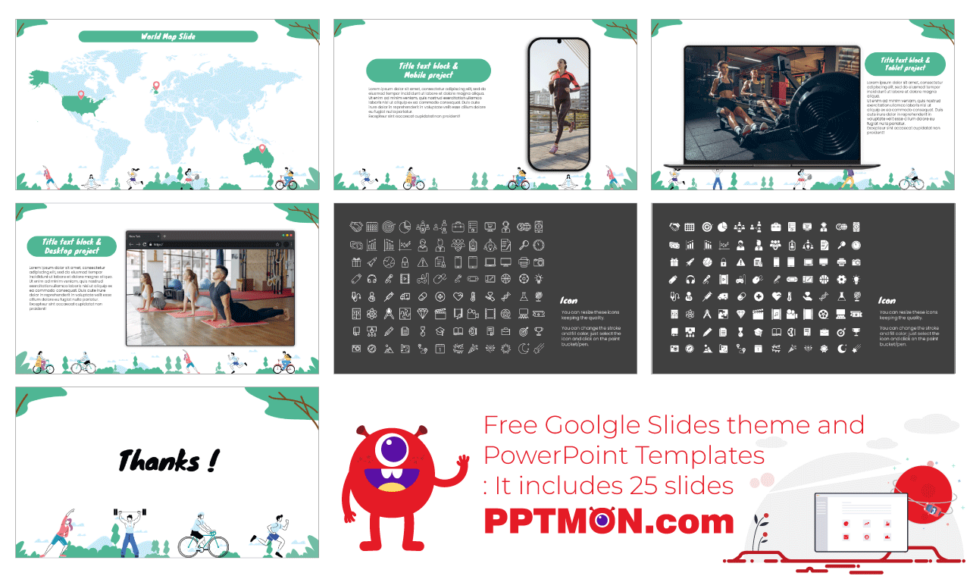 Physical Education and Sport Google Slides PowerPoint Template