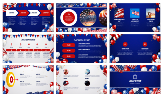 Memorial Day 2023 Google Slides Theme PowerPoint Template