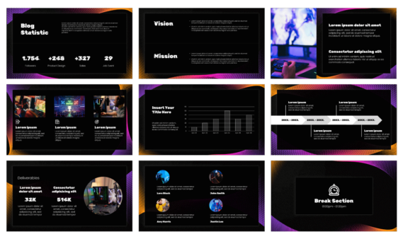 Streaming Platforms Free Google Slides PowerPoint Template