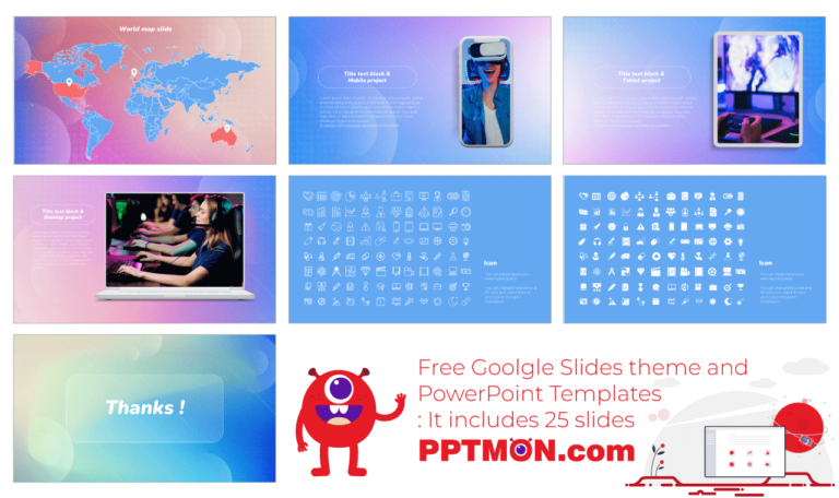 Streaming Service Google Slides Theme PowerPoint Template