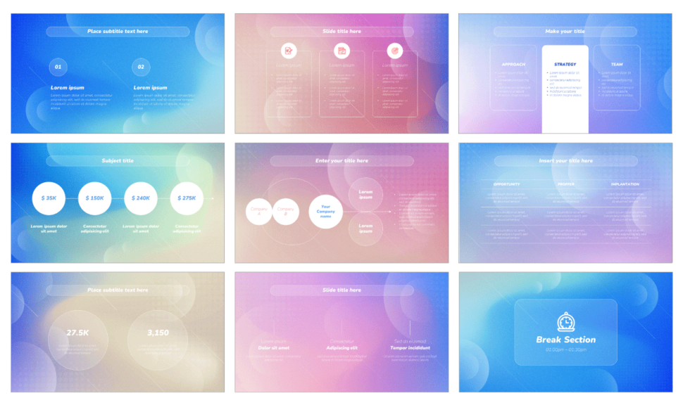 Streaming Service Google Slides Theme PowerPoint Template