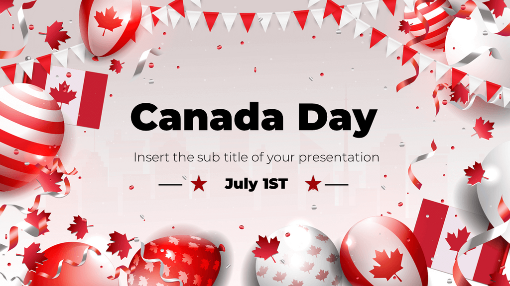 Canada Day - Free Powerpoint templates and Google Slides themes