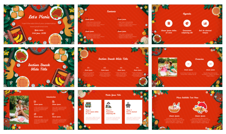 Let's Picnic Free Google Slides Themes and PowerPoint Templates