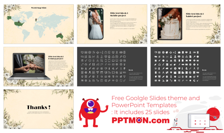 Save the Date Free Google Slides Theme PowerPoint Template