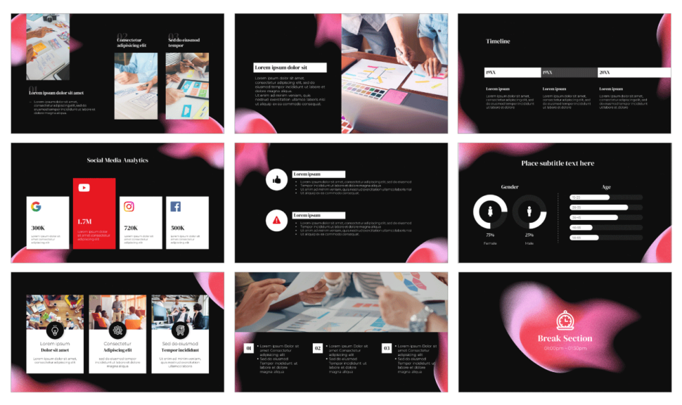 Shades That Inspire Free Google Slides PowerPoint Template