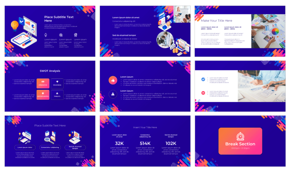 Digital Marketing Agency Free Google Slides PowerPoint Template