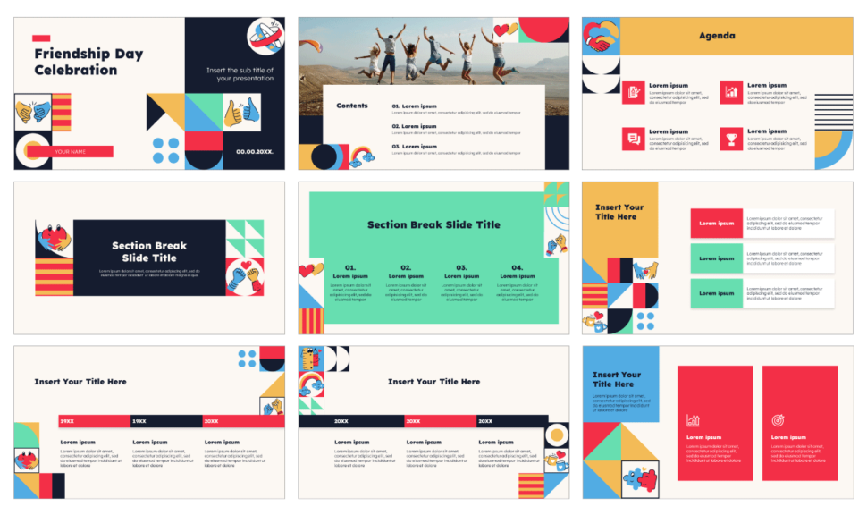 Friendship Day Celebration Google Slides PowerPoint Template