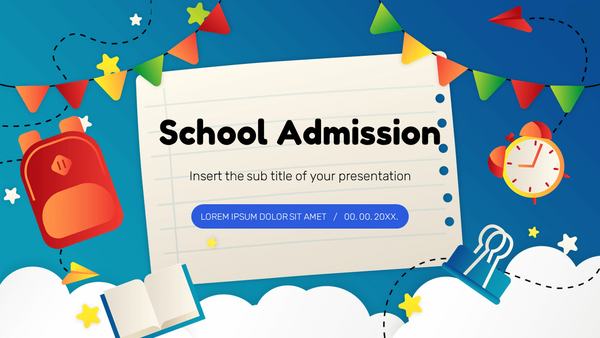 Education presentation - Free PowerPoint templates Google Slides theme