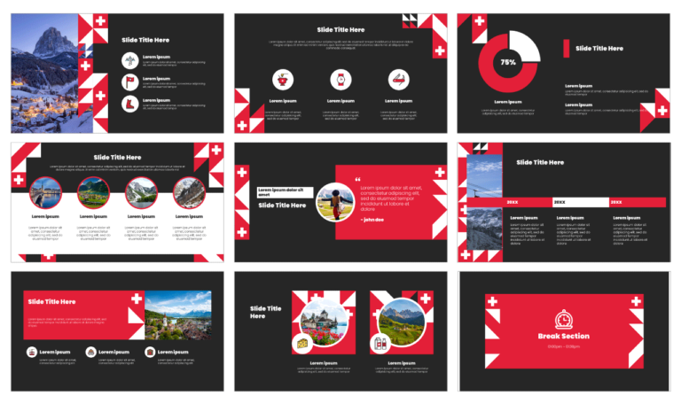 Swiss National Day Google Slides Theme PowerPoint Template