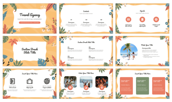 Travel Agency Free Google Slides Theme PowerPoint Template