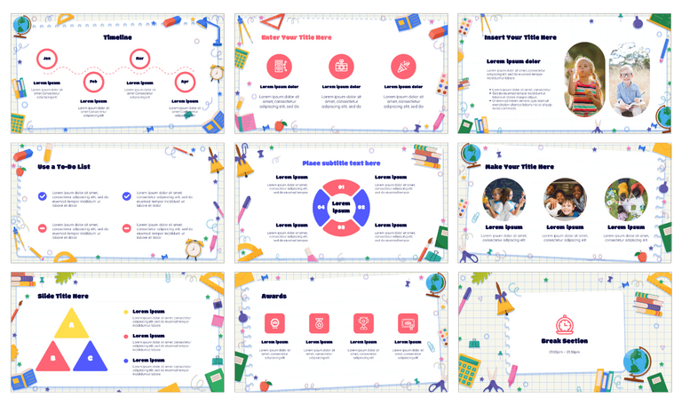 First Day of School Free Google Slides PowerPoint Templates