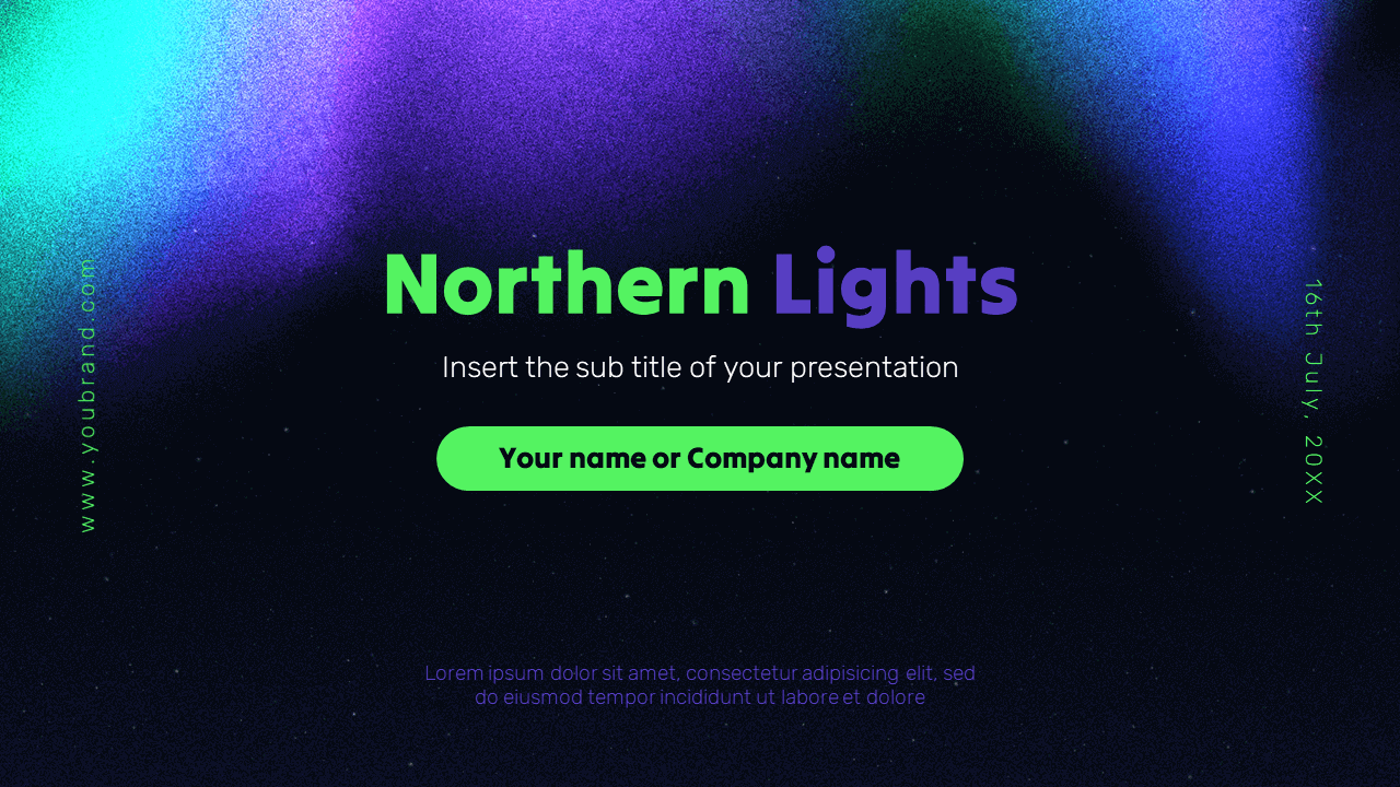 Northern Lights Free Google Slides Themes PowerPoint Templates