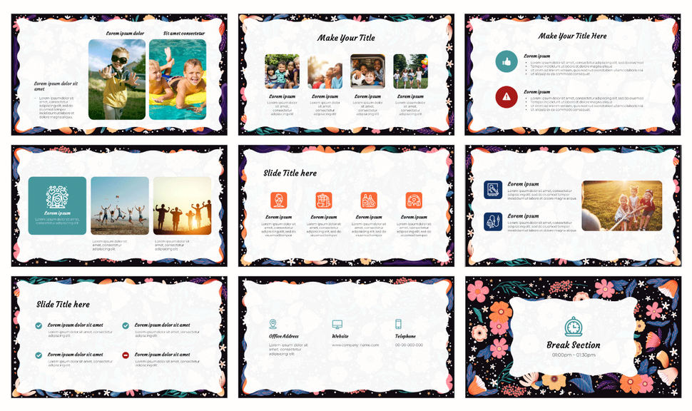 Relaxation Techniques for Stress Free Google Slides Templates