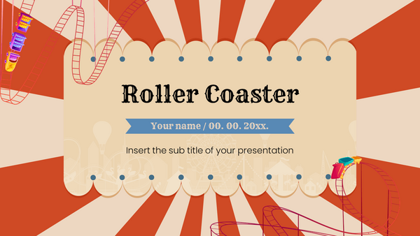 Roller Coaster - Free Powerpoint templates and Google Slides themes