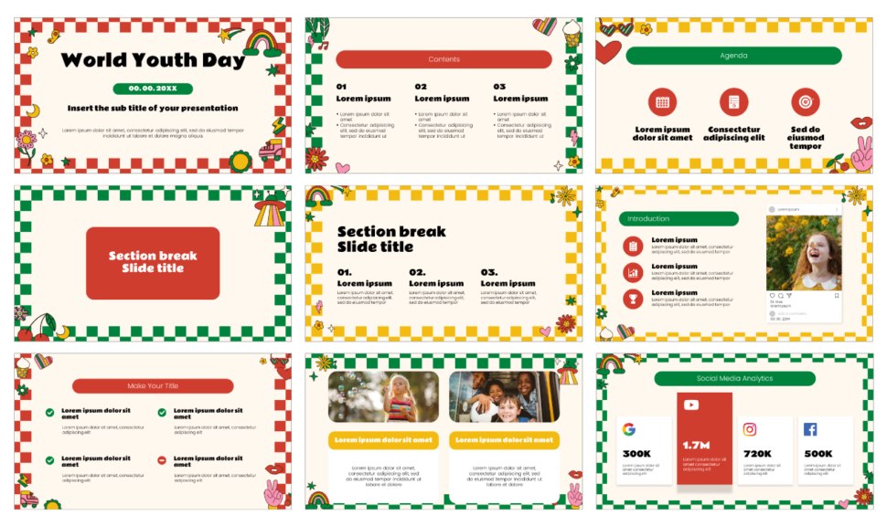 World Youth Day Free Google Slides Theme PowerPoint Template