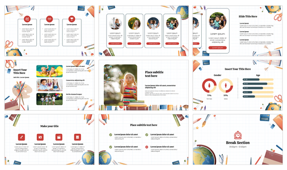 Back to School Activities Free Google Slides PowerPoint Templates