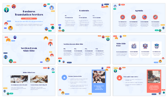 Business Translation Services Google Slides PowerPoint Template