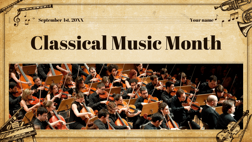Classical Music Month - Free Powerpoint templates and Google Slides themes