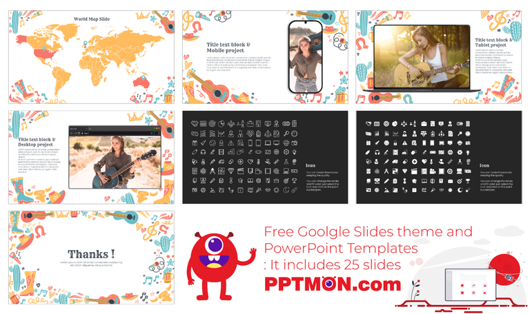 Country Music Free Google Slides Themes PowerPoint Templates