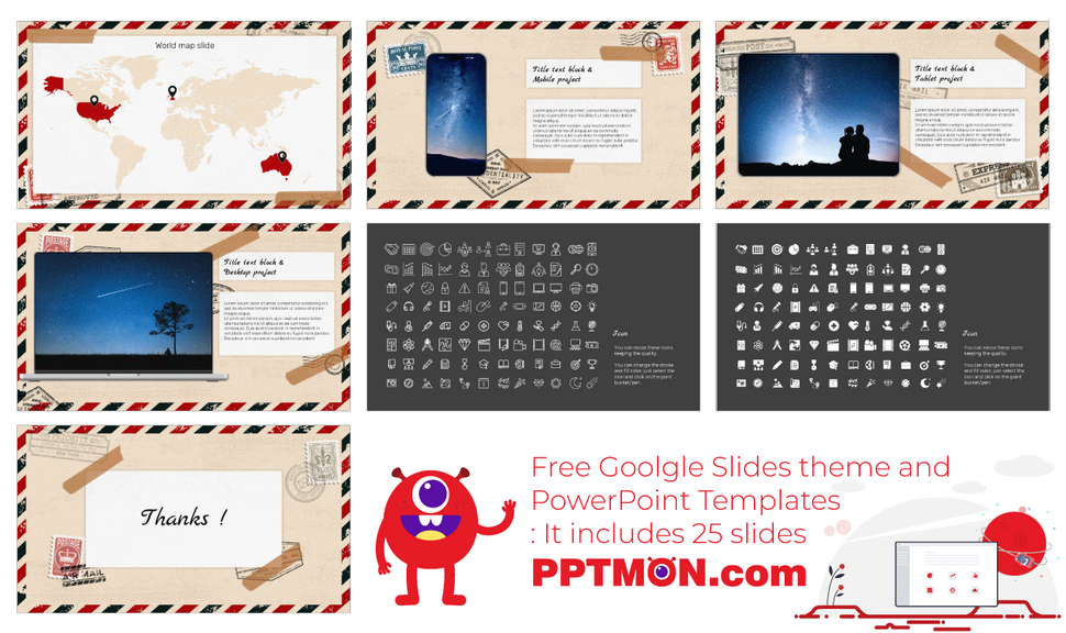 Letter Writing Free Google Slides Themes PowerPoint Templates