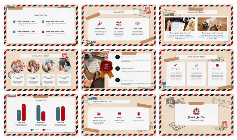 Letter Writing Free Google Slides Themes PowerPoint Templates