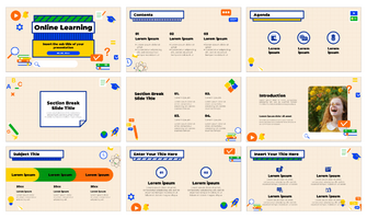 Online Learning Free Google Slides Themes PowerPoint Templates