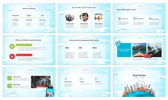 Travel Around the World Free Google Slides PowerPoint Template