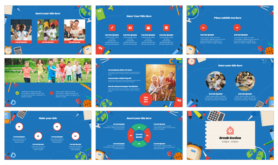 Welcome to School Class Google Slides PowerPoint Templates