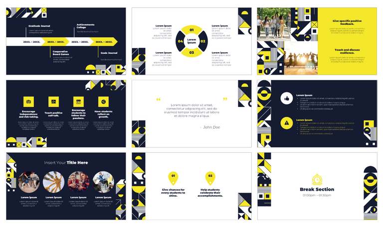 Confidence Activities for Students Google Slides PPT Templates