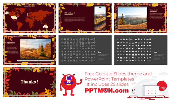 Fall Autumn Sale Free Google Slides Theme PowerPoint Template