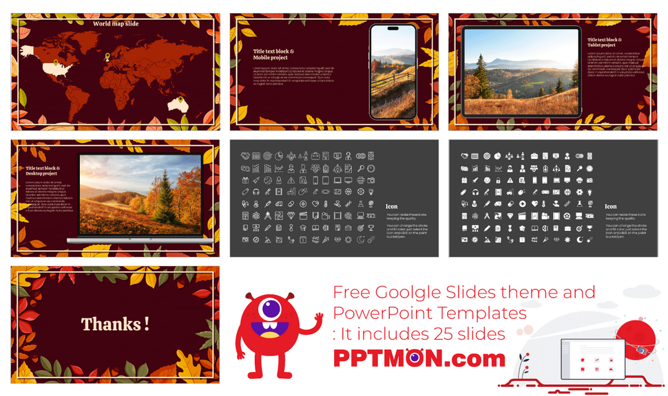 Fall Autumn Sale Free Google Slides Theme PowerPoint Template