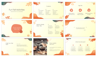 Fun Fall Activities Free Google Slides Theme PowerPoint Template