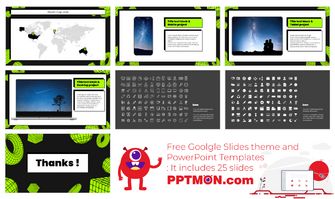 Get Funky with us Free Google Slides Theme PowerPoint Template