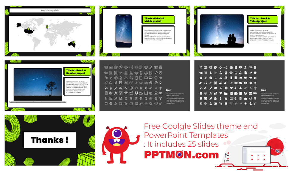 Get Funky with us Free Google Slides Theme PowerPoint Template