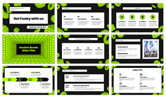 Get Funky with us Free Google Slides Theme PowerPoint Template