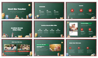Meet the Teacher Google Slides Themes PowerPoint Templates