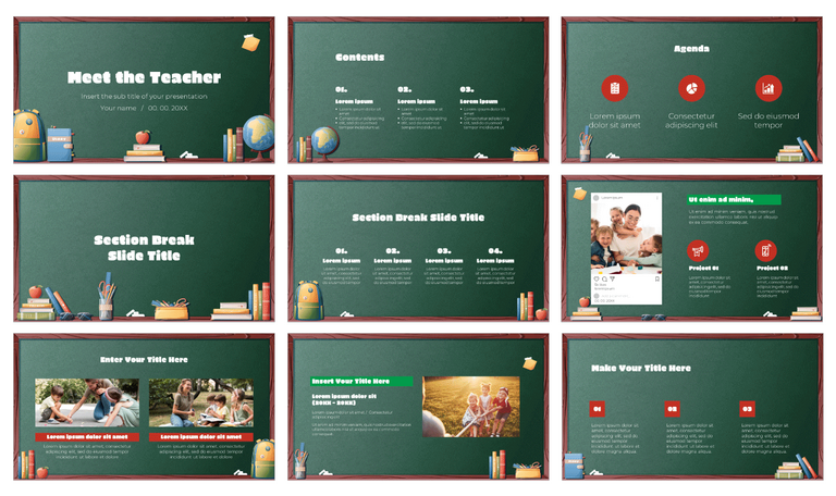Meet the Teacher Google Slides Themes PowerPoint Templates