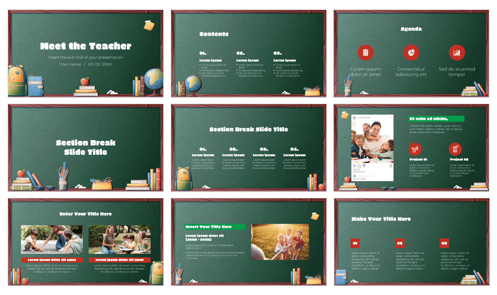 Meet the Teacher Google Slides Themes PowerPoint Templates