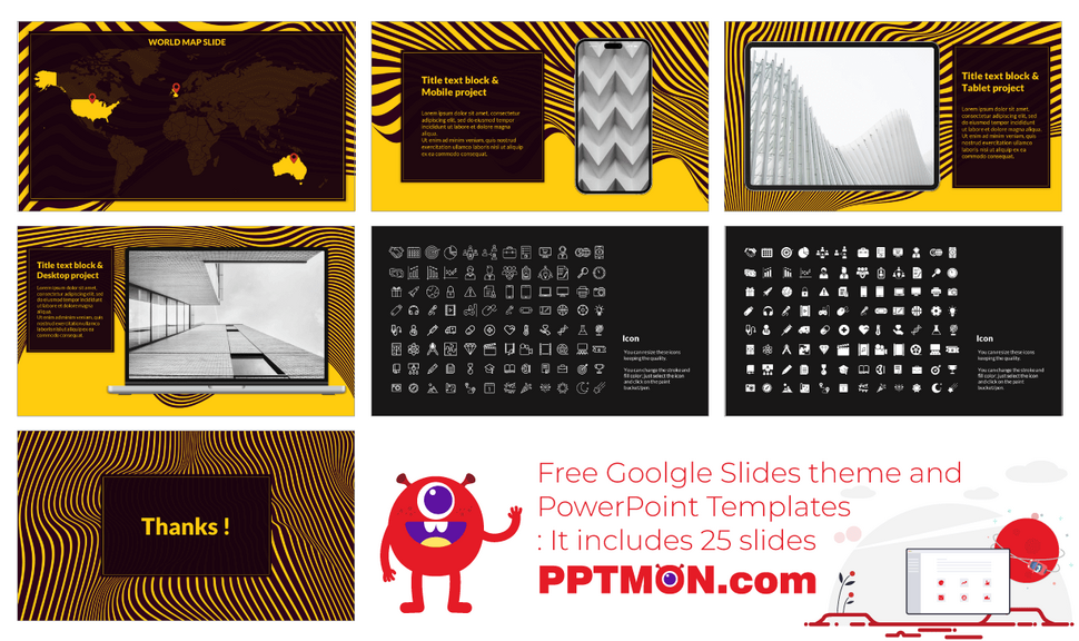 Optical Illusions Presentation Templates- Google Slides PowerPoint