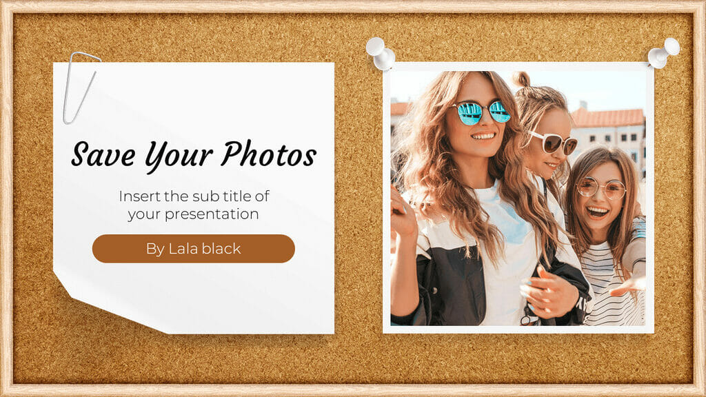Save Your Photos - Free Powerpoint templates and Google Slides themes