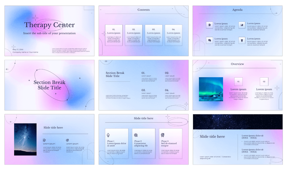 Therapy Center Free Google Slides Themes PowerPoint Templates