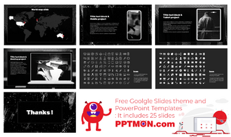 Crime Mystery Game Google Slides Theme PowerPoint Template