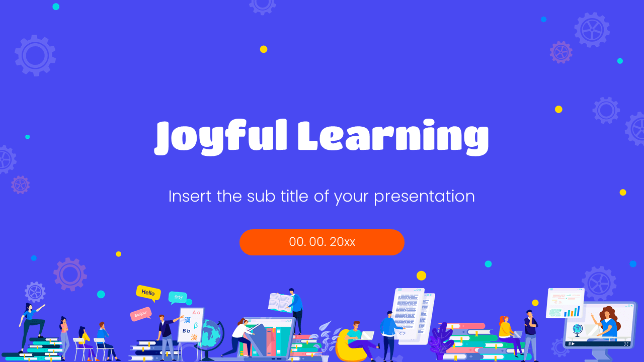 Joyful Learning Presentation Templates - Google Slides PowerPoint