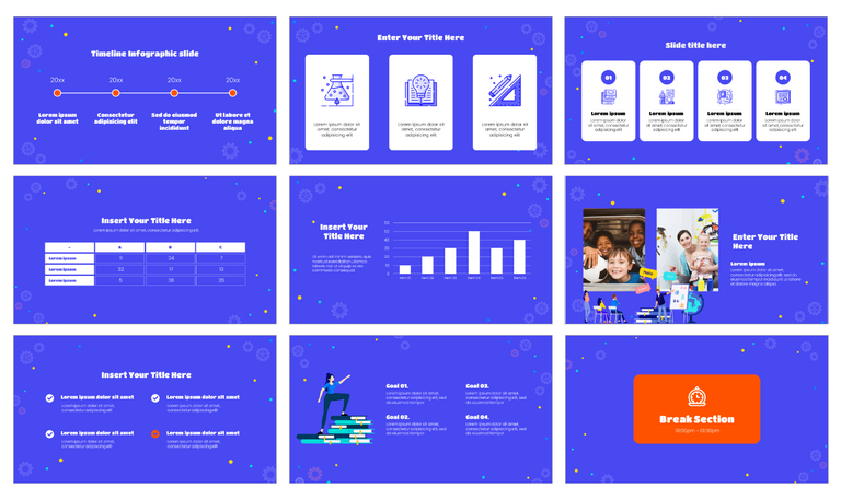 Joyful Learning Presentation Templates - Google Slides PowerPoint