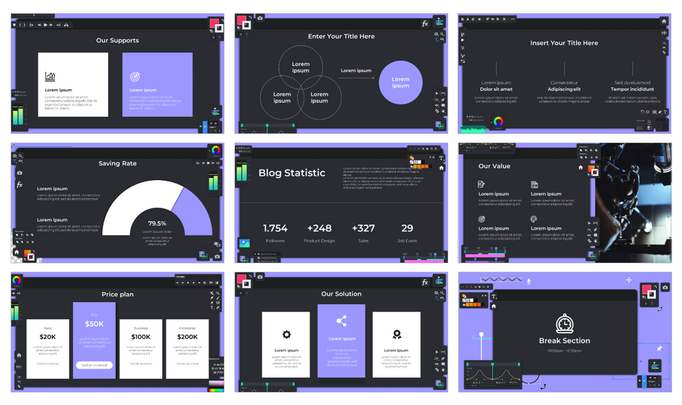 Motion Graphics Pitch Deck Google Slides PowerPoint Templates