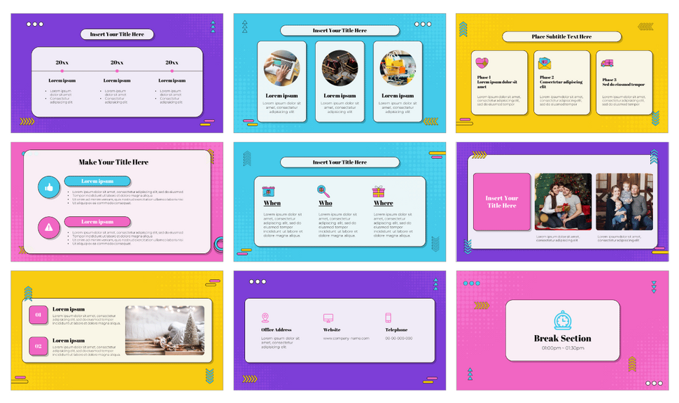 Boxing Day Gift Box Google Slides Theme PowerPoint Template