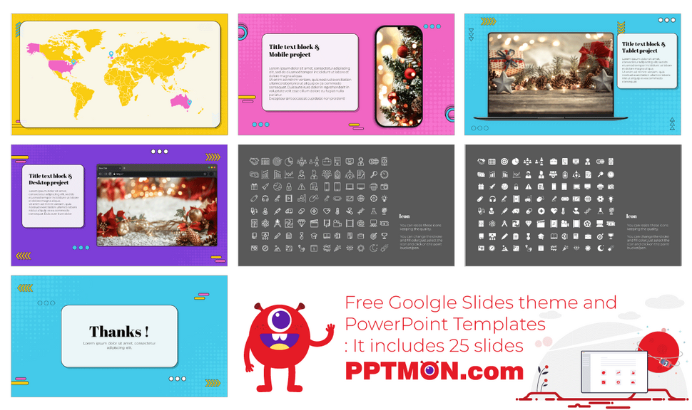 Boxing Day Gift Box Google Slides Theme PowerPoint Template