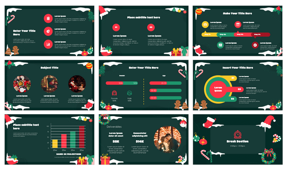 Christmas Card Free Google Slide Themes PowerPoint Templates