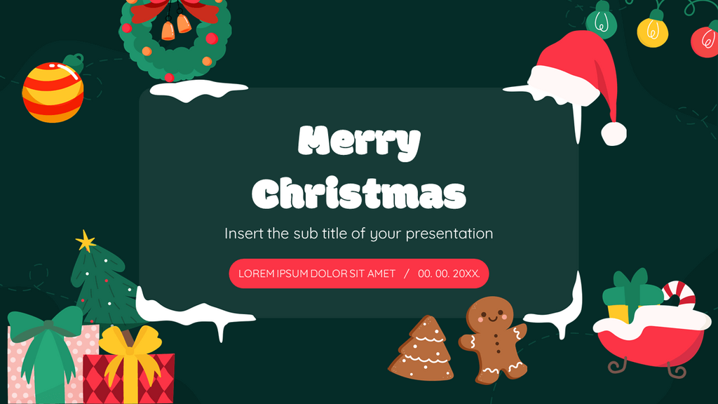 Christmas Card - Free Powerpoint templates and Google Slides themes